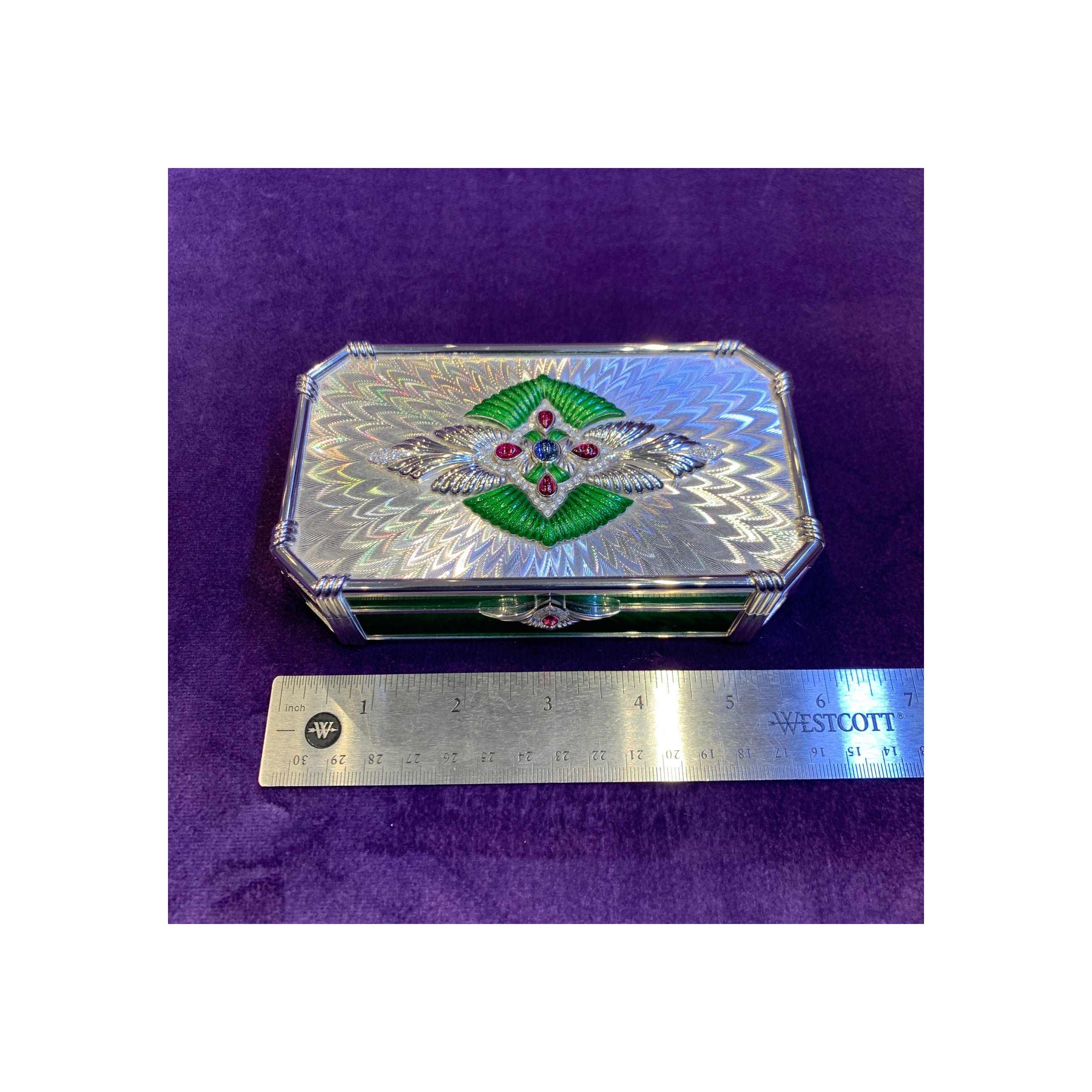 Garrard & Co. Enamel and Gem Set Box – Joseph Saidian & Sons