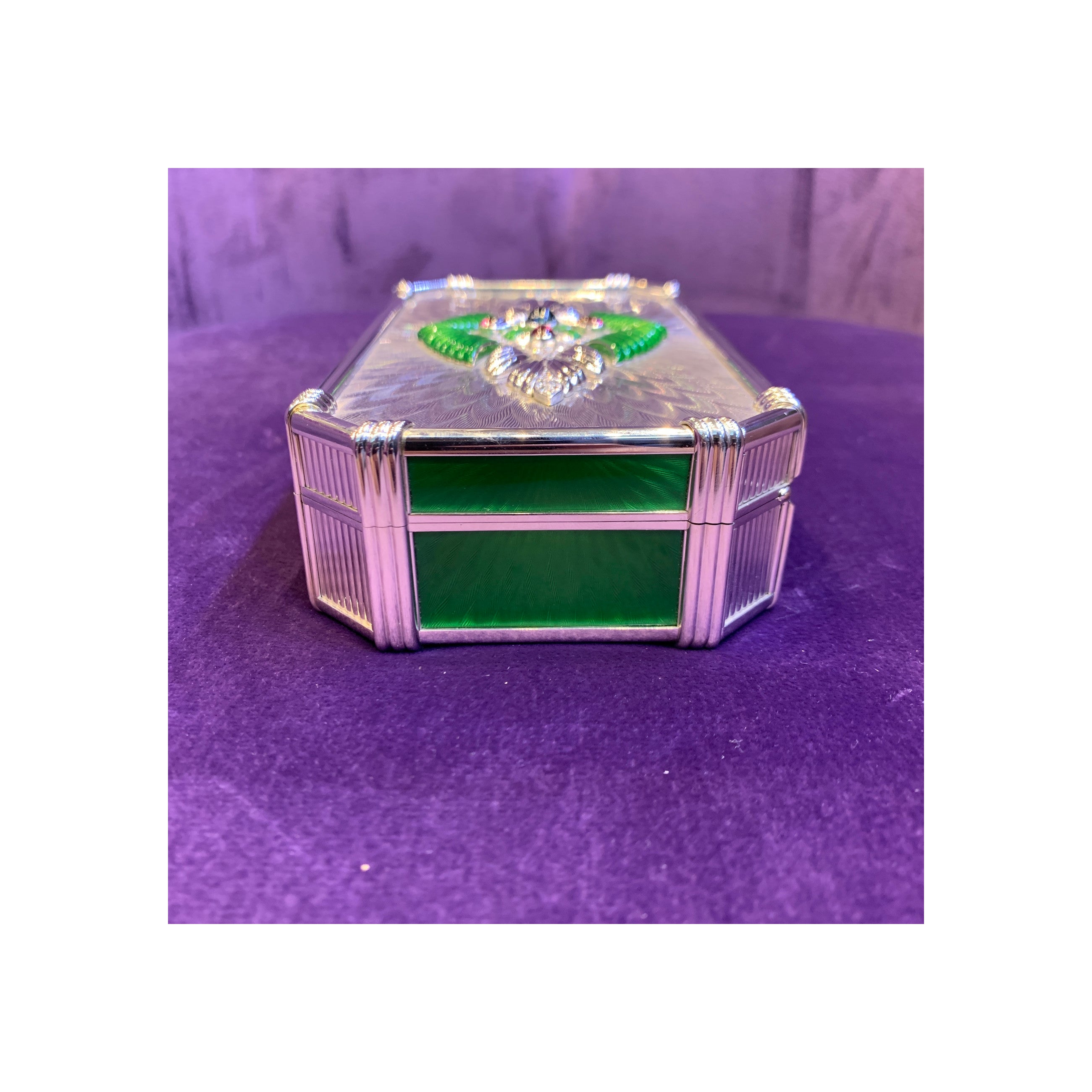 Garrard & Co. Enamel and Gem Set Box – Joseph Saidian & Sons