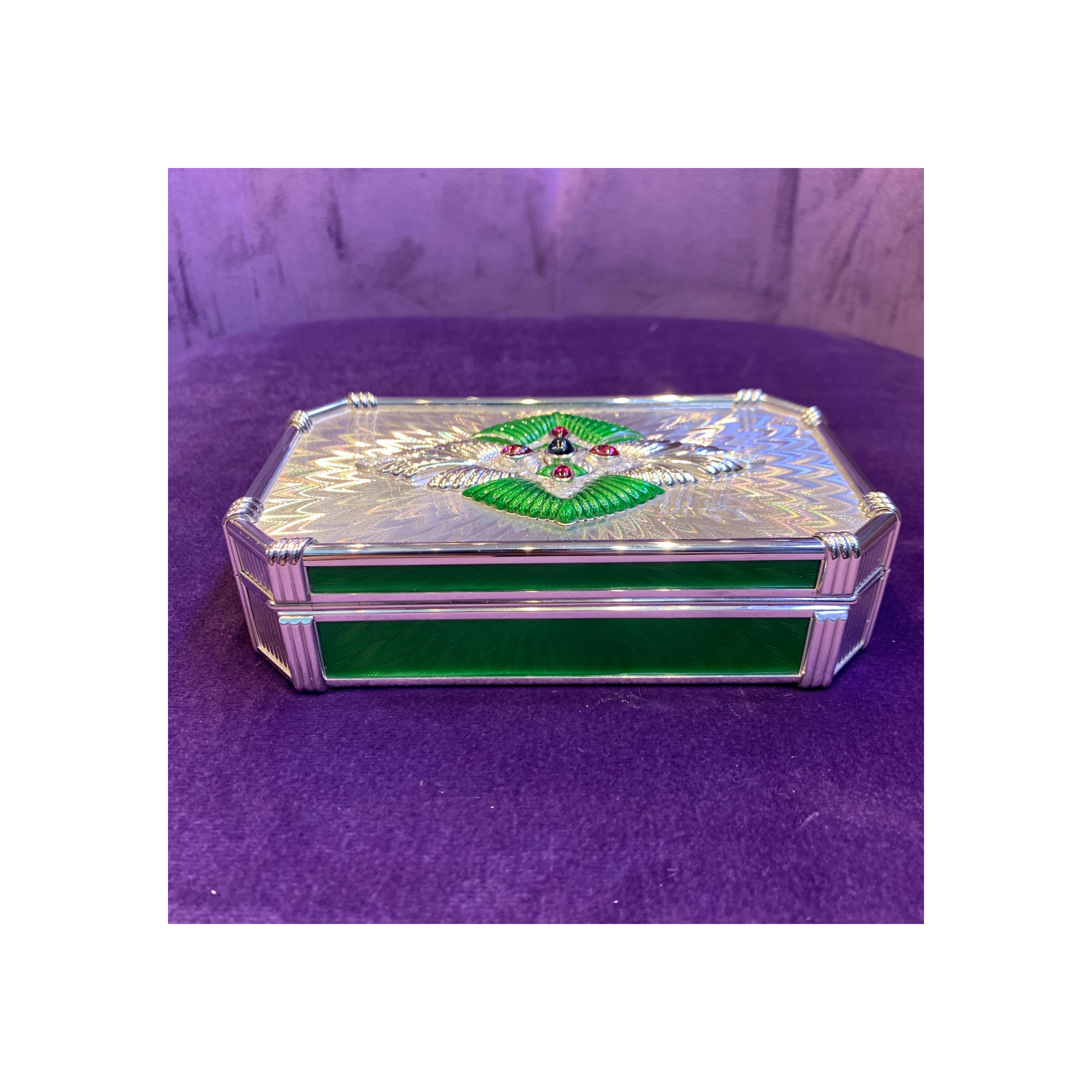 Garrard & Co. Enamel and Gem Set Box – Joseph Saidian & Sons